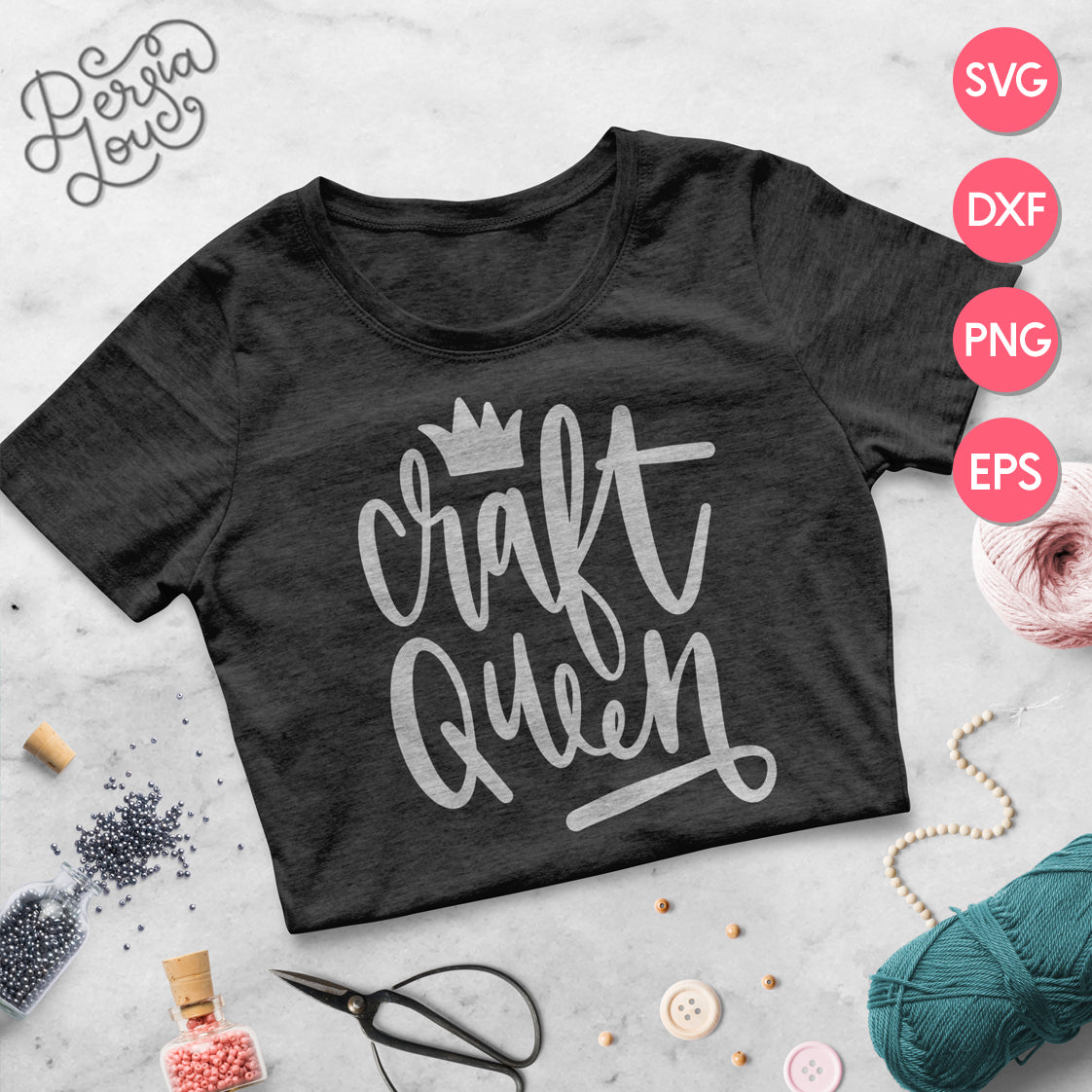 Craft Queen Cut File – Persia Lou