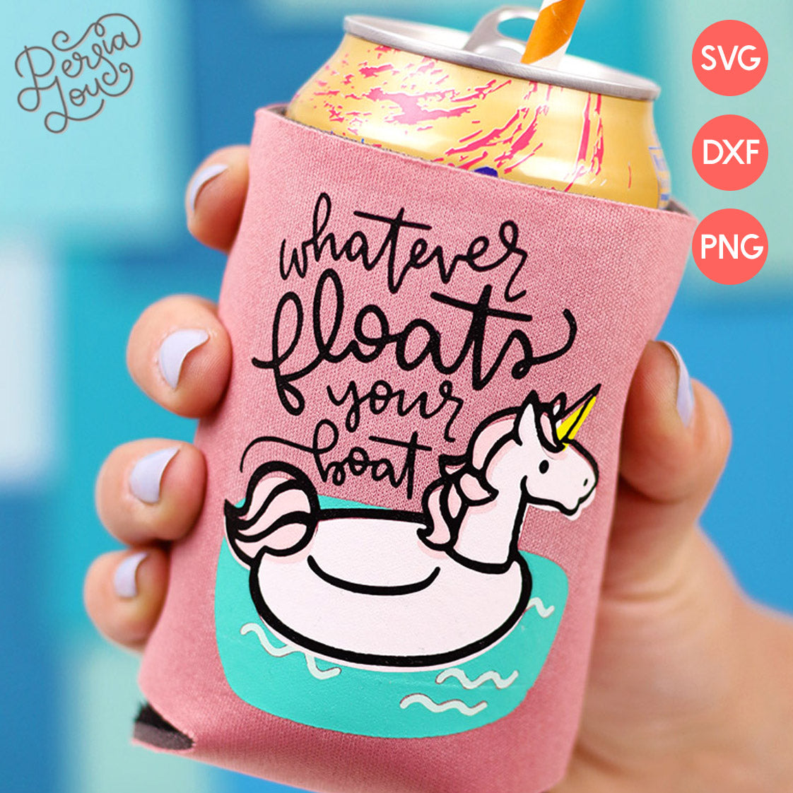 Unicorn Pool Float Cut File – Persia Lou